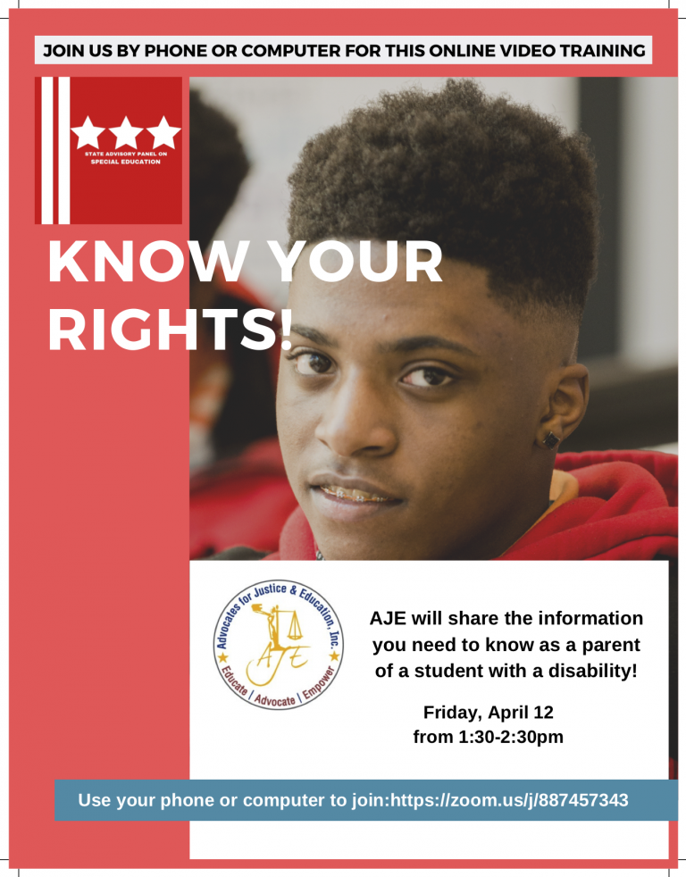 Know Your Rights! - Advocates for Justice and Education
