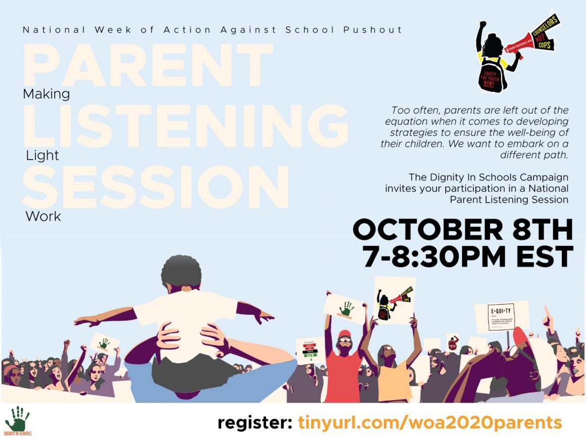 National Parent Listening Session - Oct. 8th - Dignity in Schools ...