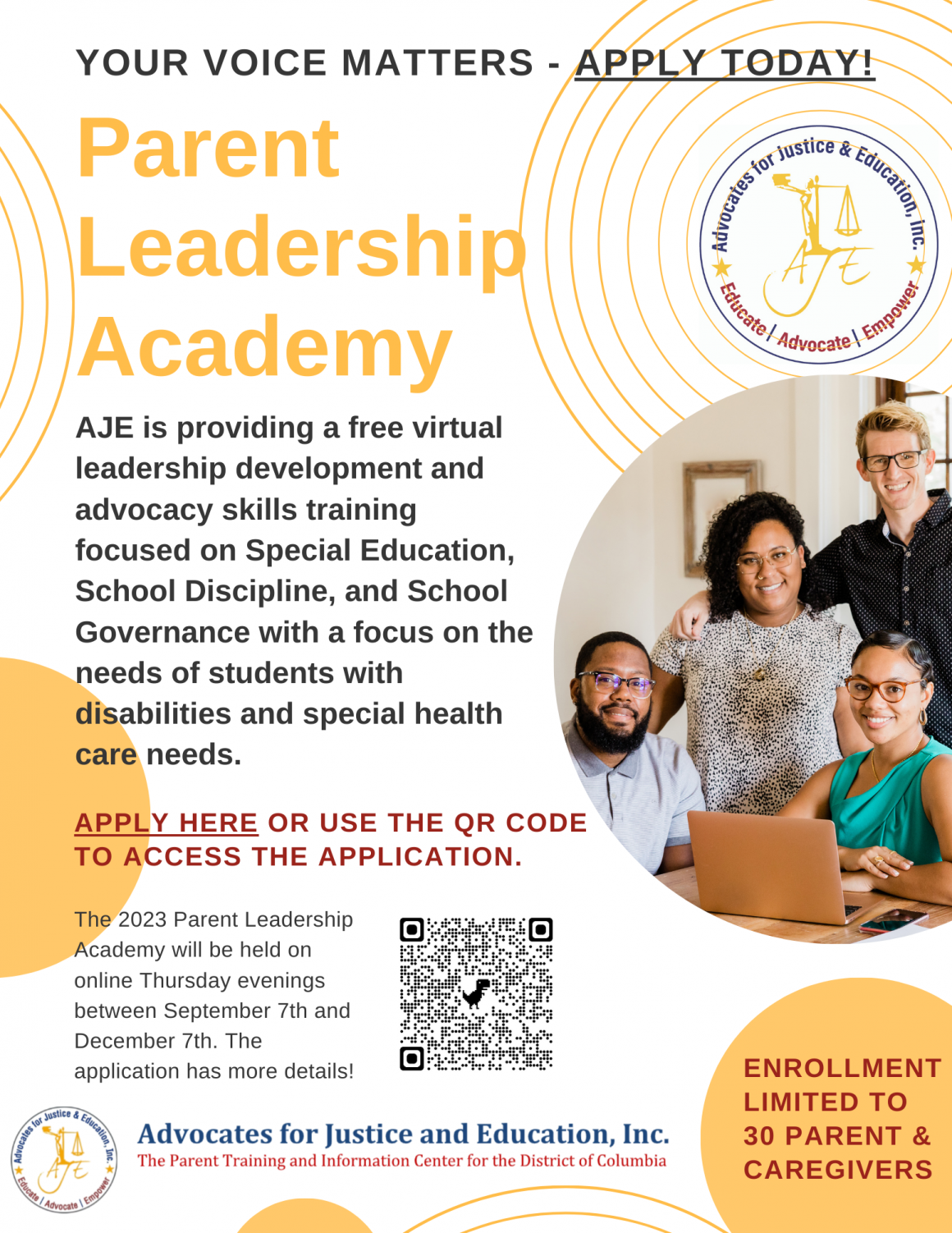 Parent Leadership Academy now accepting applications - Advocates for ...
