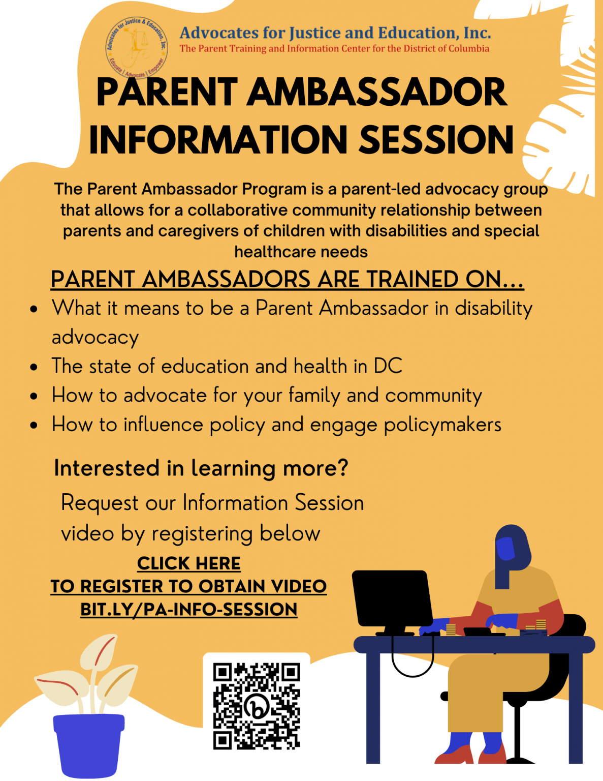 TIME IS RUNNING OUT! Are you interested in being an AJE Parent ...