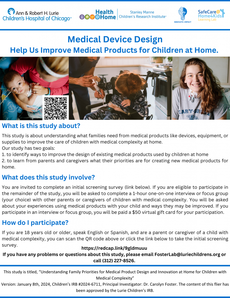 Medical Device Design Study - Hep Us Improve Medical Products for ...