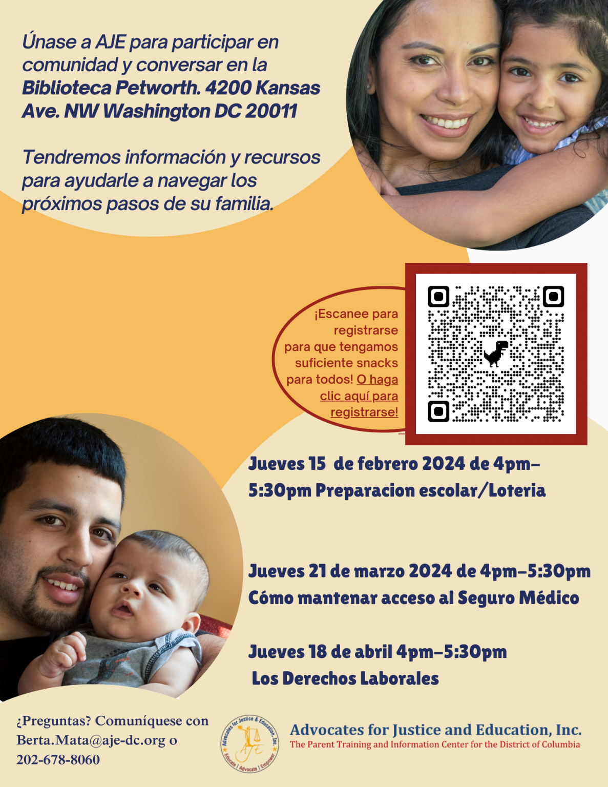 Spanish Parent Support Group - Thursday, Feburary 15th at 4pm-5:30pm ...