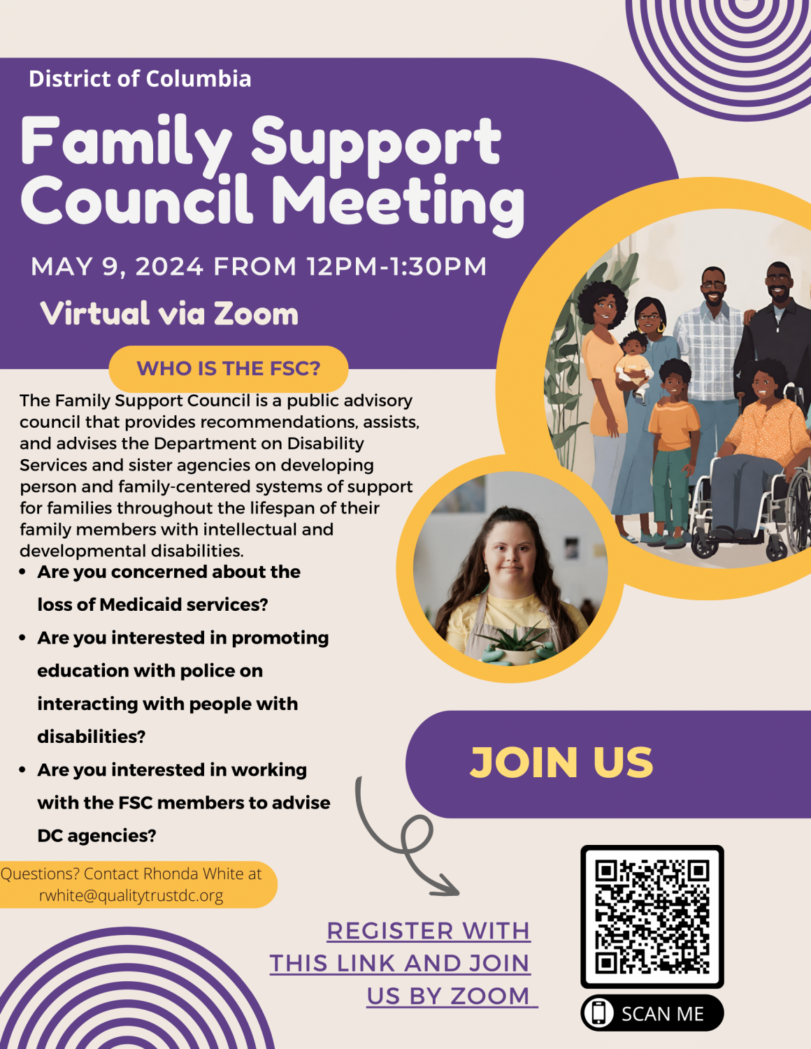 Family Support Council Meeting on Thursday, May 9th at 12PM-1:30PM ...
